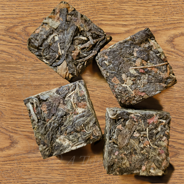 Rose Raw Pu-erh Tea Mini Square Bricks