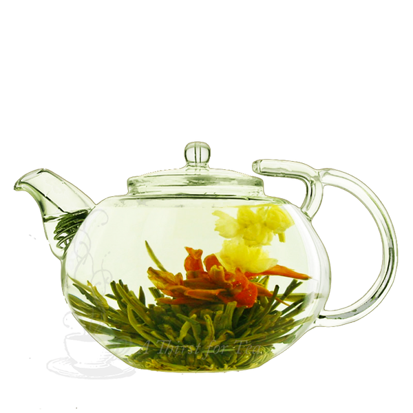 Orient Pearl Blooming Green Tea with Orange Flame Lily & Jasmine