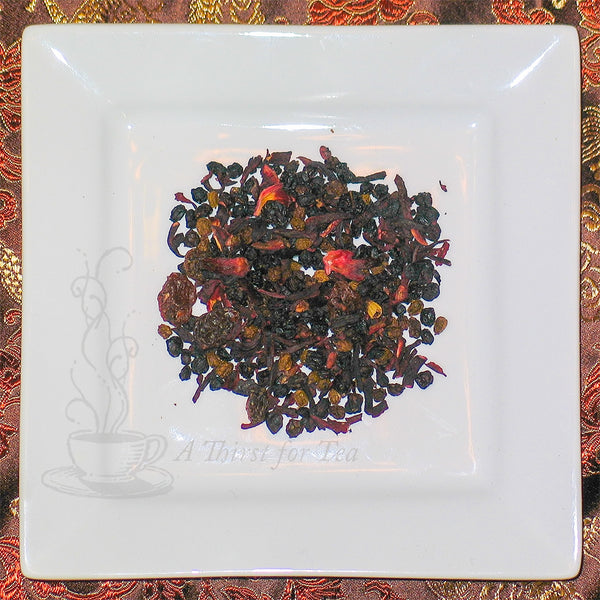 Berry Berry herb & fruit tea is full flavored with deep berry notes