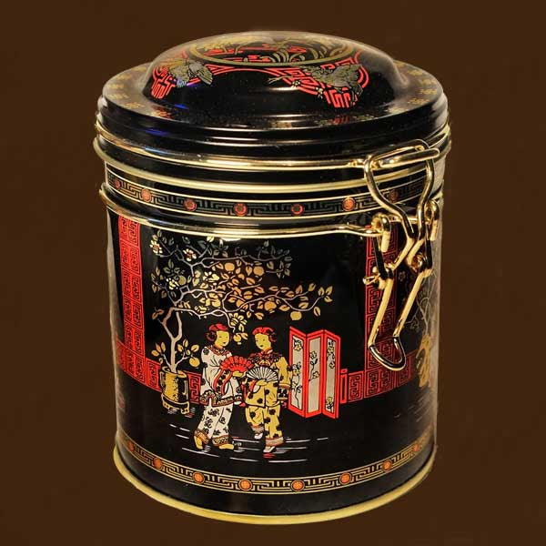 Micha Japanese Motif Stainless Steel Storage Tin