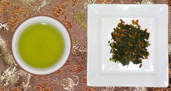 Genmai Cha, Japanese Green Tea with Matcha and Toasted Rice