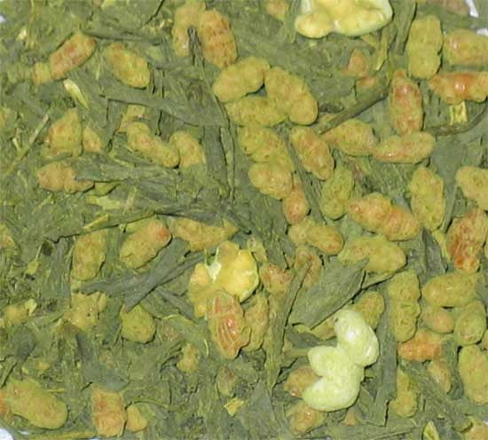 Genmai Cha, Japanese Green Tea with Matcha and Toasted Rice